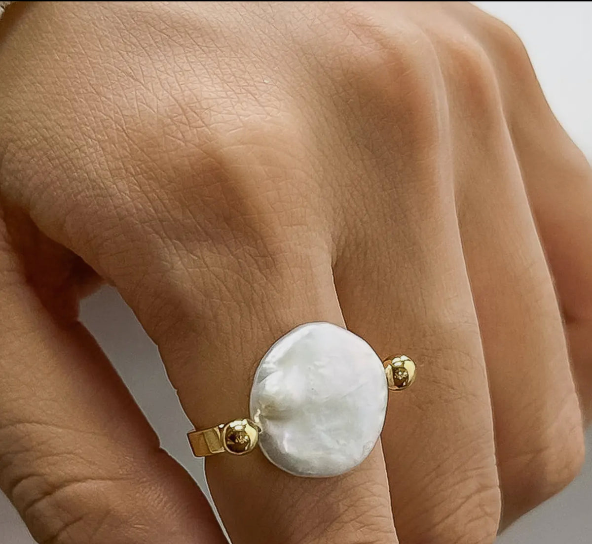 Deodat 18K non tarnish ring | Something to Talk About